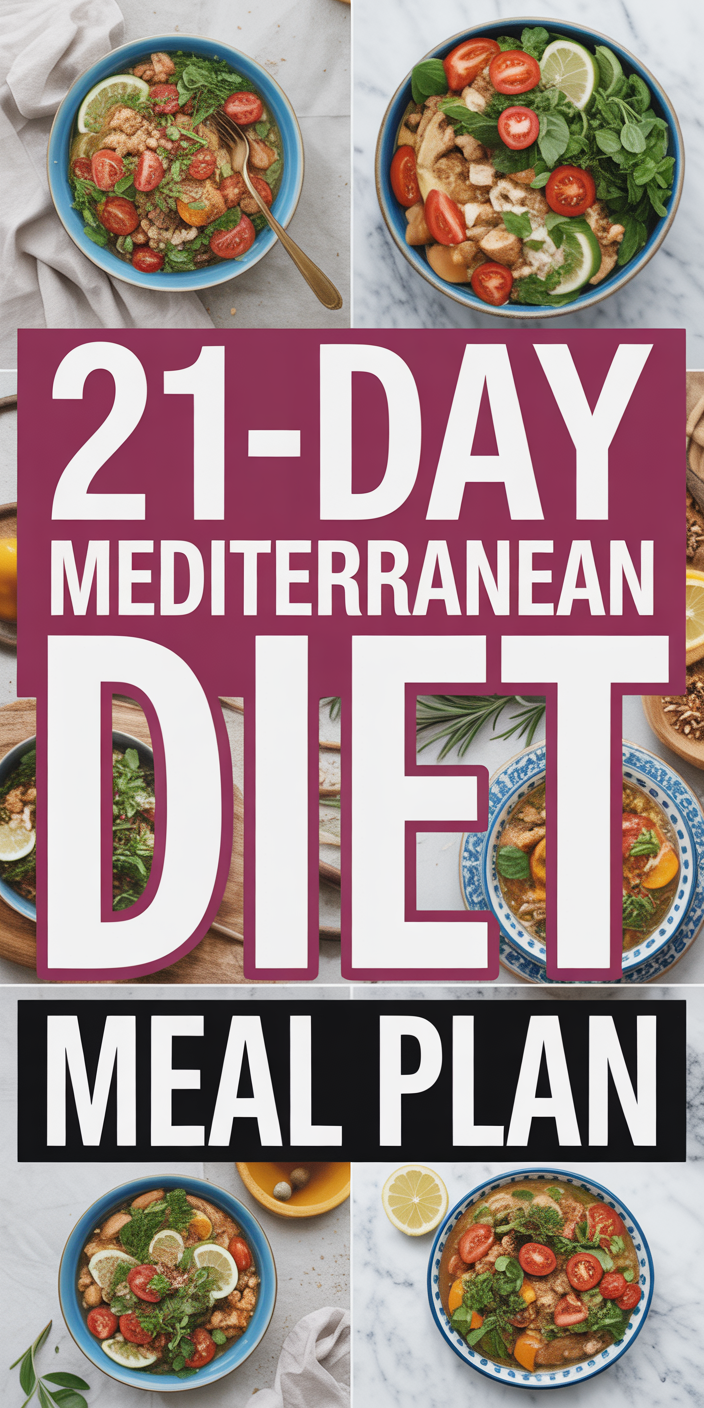 21-Day Mediterranean Diet Meal Plan: A Comprehensive Guide to Healthy ...