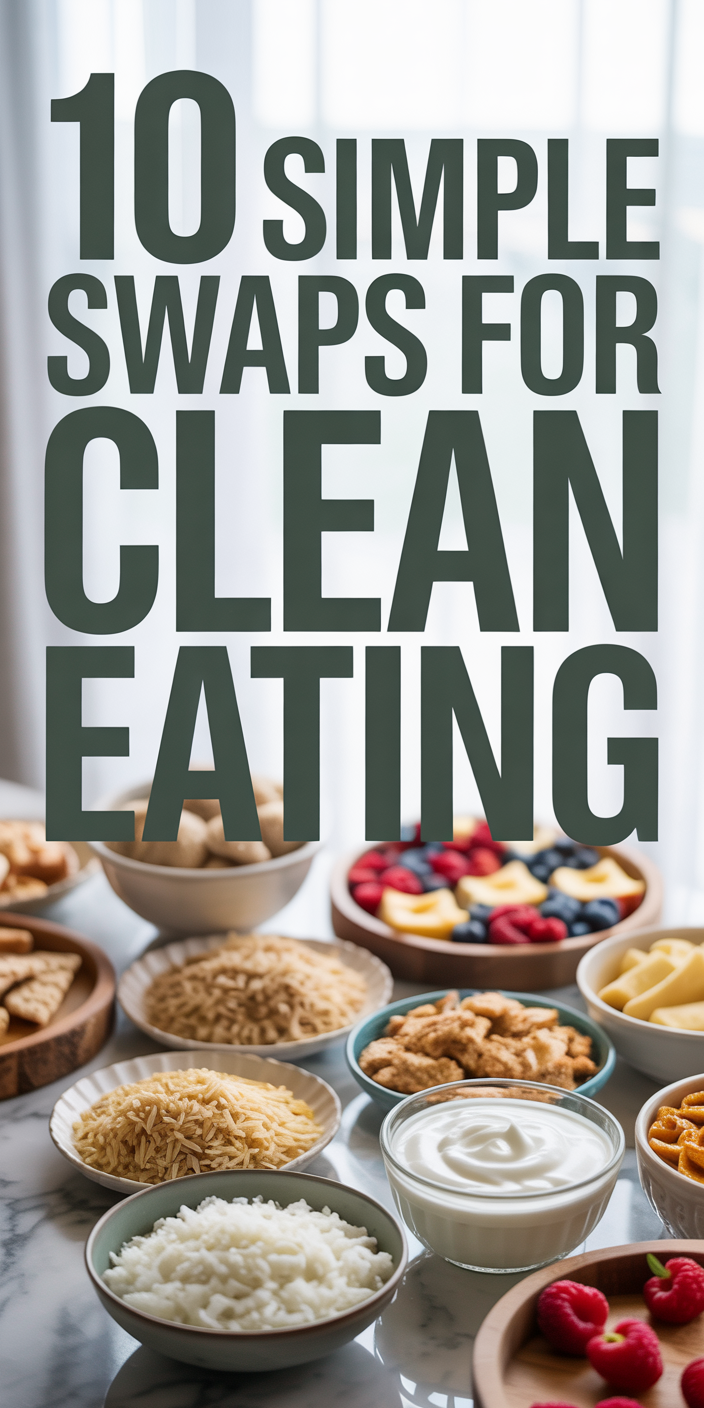 10 Simple Swaps For Clean Eating - Clean Eating, Smart Living