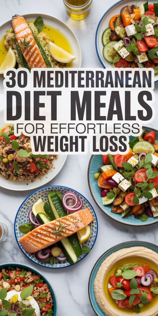 30 Mediterranean Diet Meals For Effortless Weight Loss - Clean Eating ...