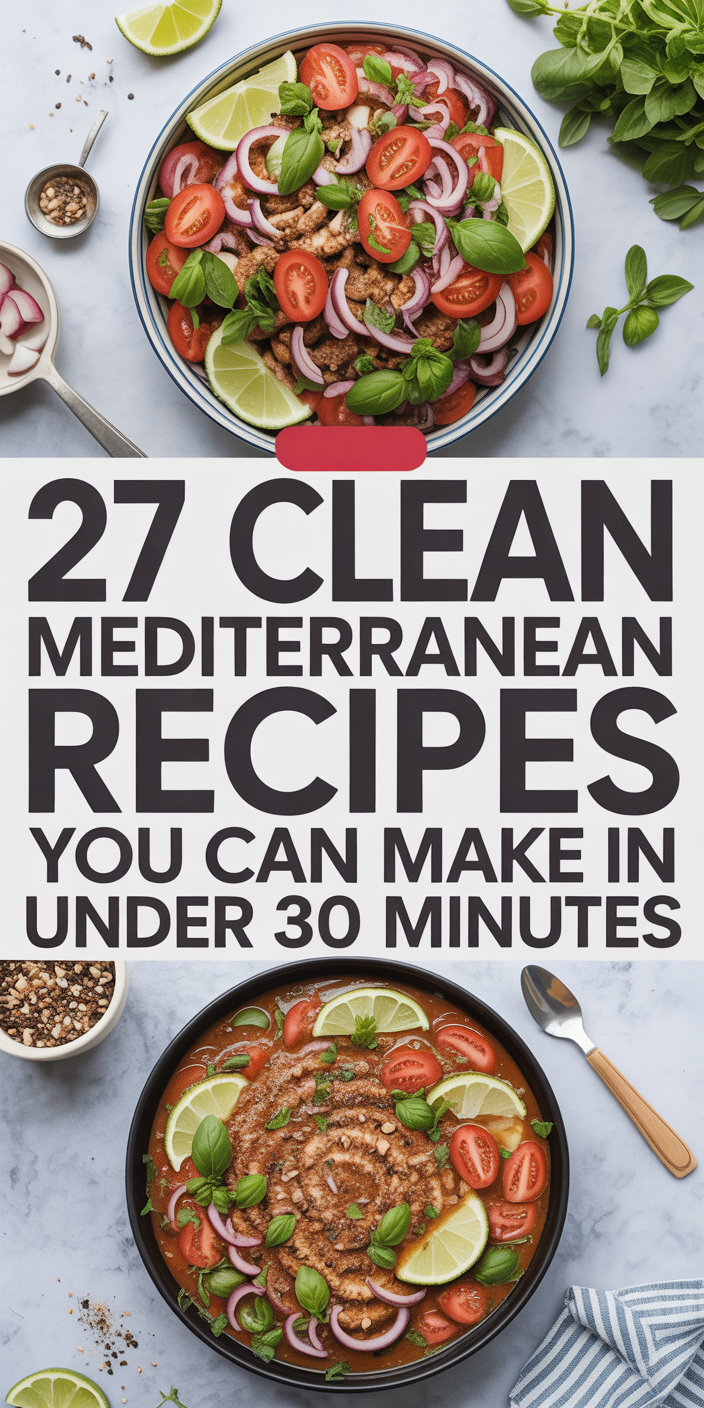 27 Clean Mediterranean Recipes You Can Make in Under 30 Minutes - Clean ...