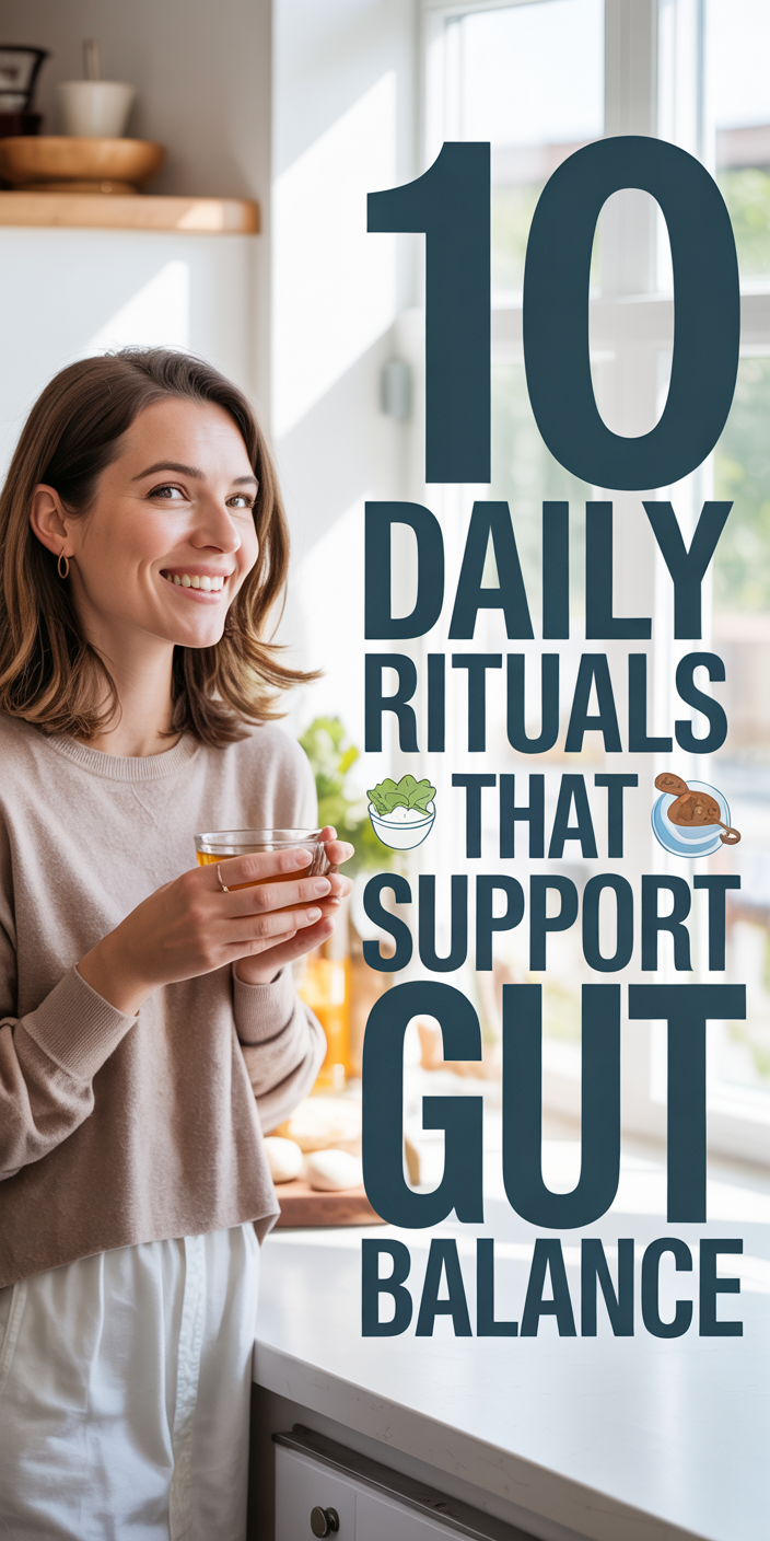 10 Daily Rituals That Support Gut Balance - Clean Eating, Smart Living
