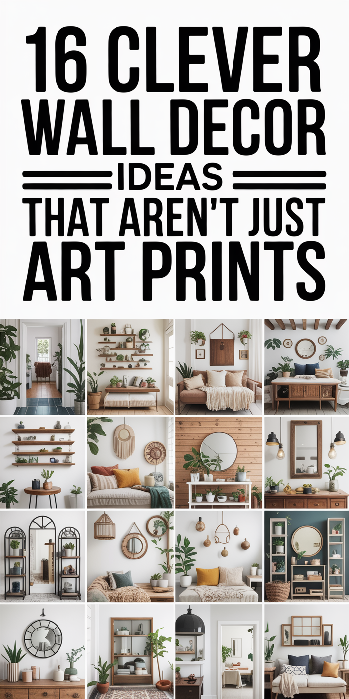 16 Clever Wall Decor Ideas That Aren’t Just Art Prints - Clean Eating ...