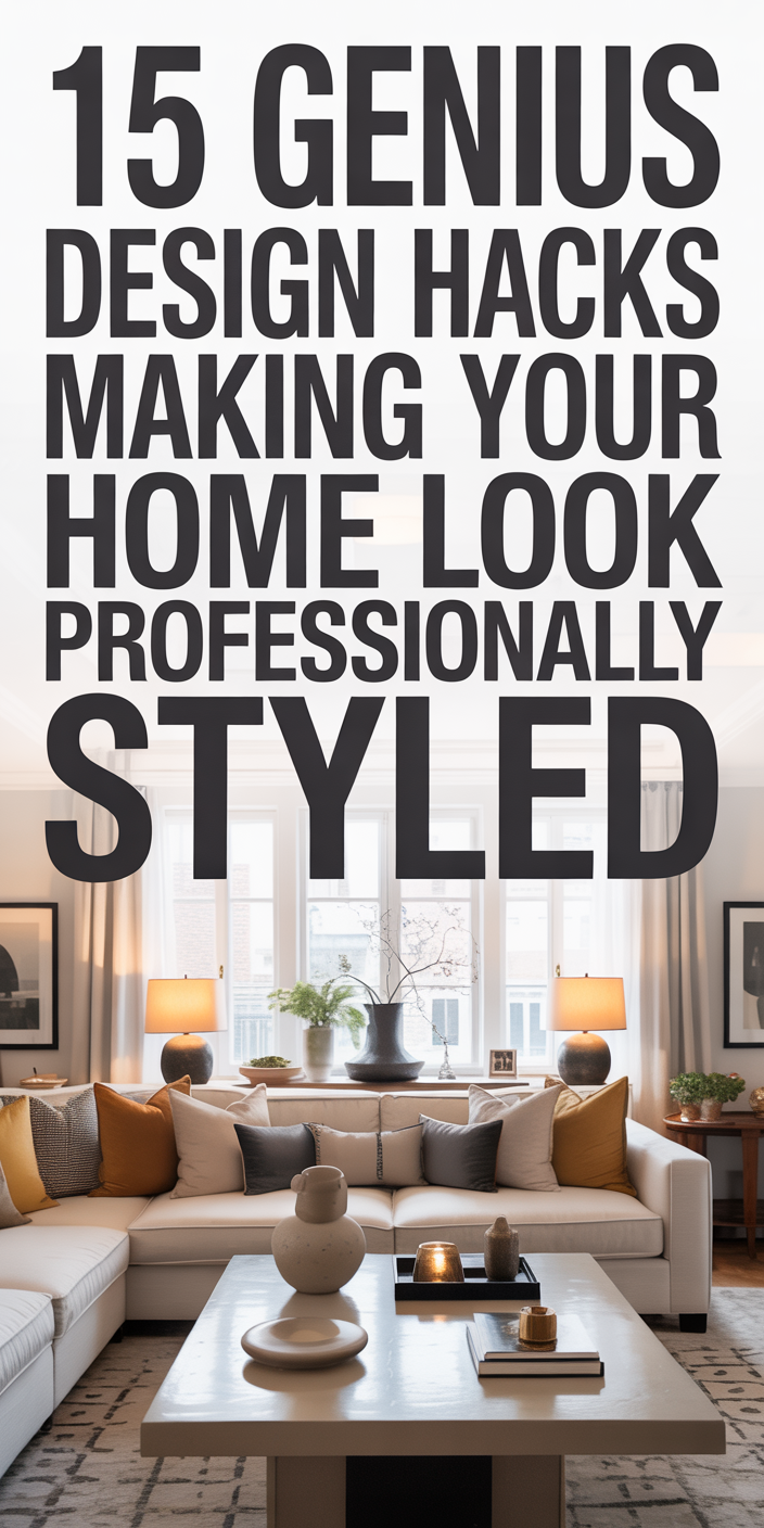 15 Genius Design Hacks That Make Your Home Look Professionally Styled ...